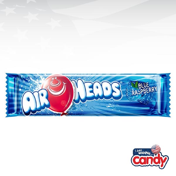 AirHeads Bar Blue Raspberry .55oz (16g) IJustWannaCandy