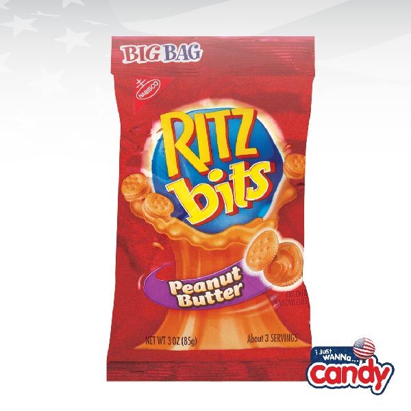 Ritz Bits Peanut Butter Big Bag 3oz (85g) - IJustWannaCandy
