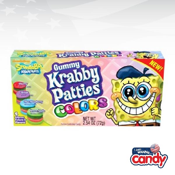 Spongebob Krabby Patties Colors Theatre Box 2.54oz (72g) - IJustWannaCandy