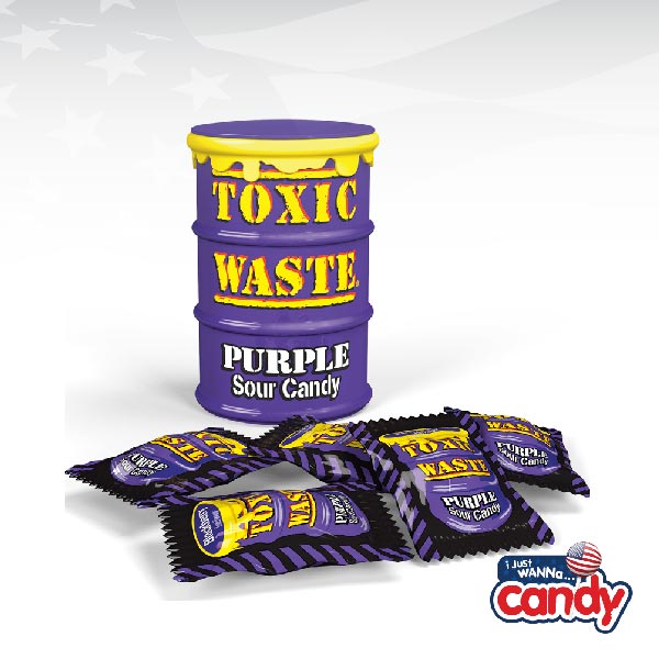 Toxic Waste Tub Purple 1.5ox (42g) - IJustWannaCandy