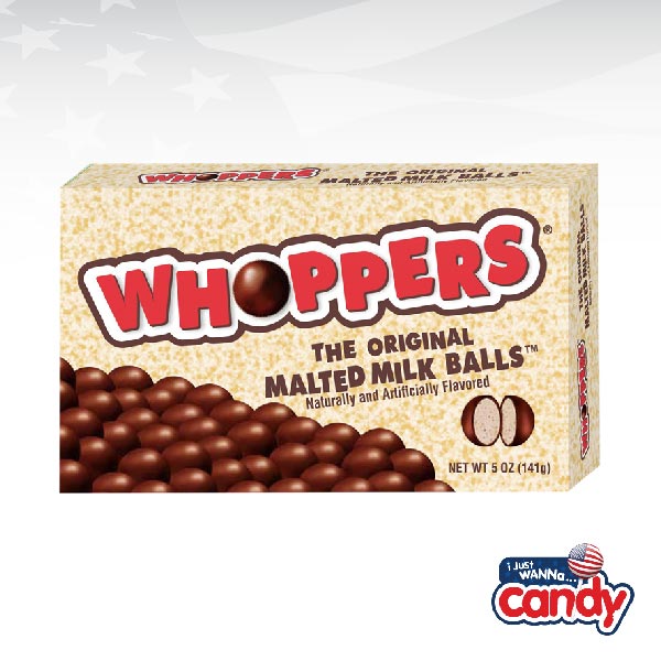Whoppers Malted Milk Balls Theatre Box 5oz (141g) - IJustWannaCandy