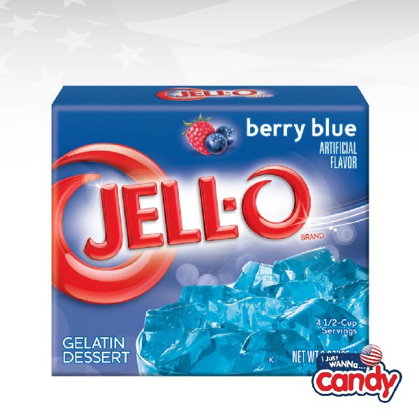 Jell-O Gelatin Berry Blue 3oz (85g) - IJustWannaCandy