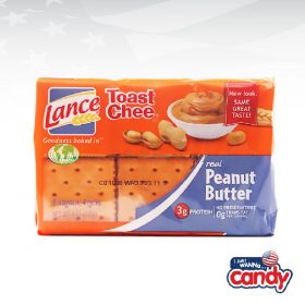 Lance Toast Chee Sandwich Crackers Peanut Butter 6.1oz (172g ...