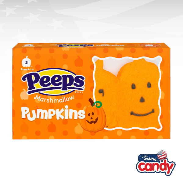 Peeps Halloween Marshmallow Pumpkins 3 Pack 1.5oz (42g) - IJustWannaCandy