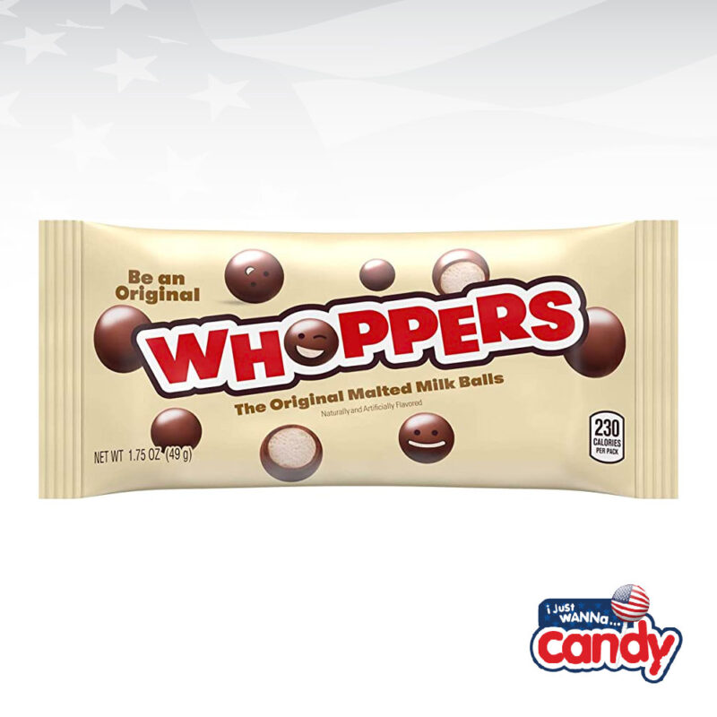 Whoppers Malted Milk Balls Bags 1.75oz (49g) - IJustWannaCandy