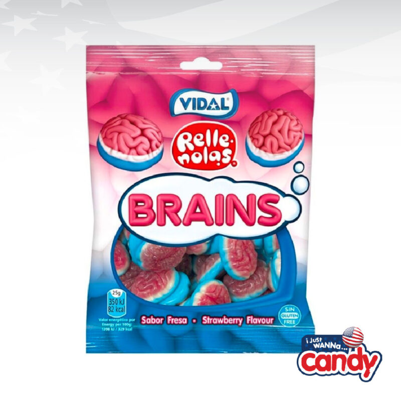Vidal Gummi Brains 3.5oz (100g) - IJustWannaCandy