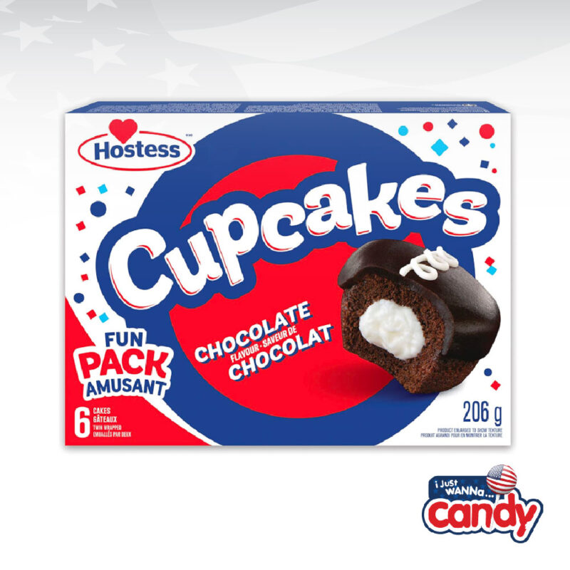 Hostess Chocolate Cupcakes 6 Pack (206g) Canada - IJustWannaCandy